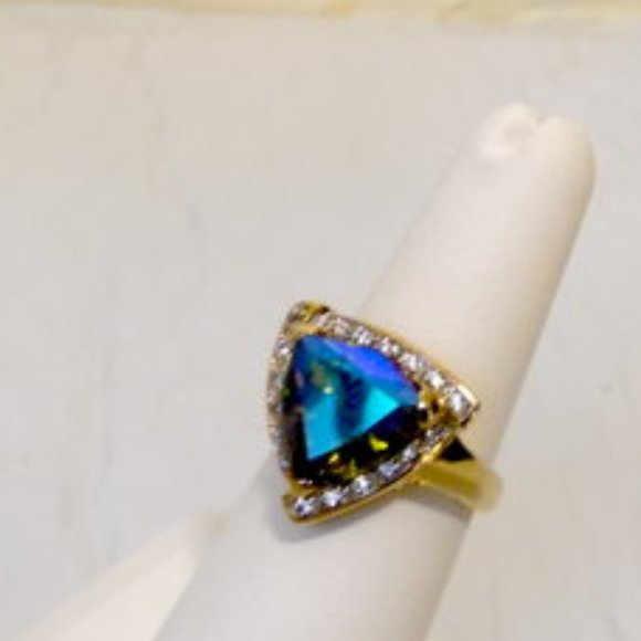 Technibond | Jewelry | Rare Technibond Multicolor Triangle Shape ...